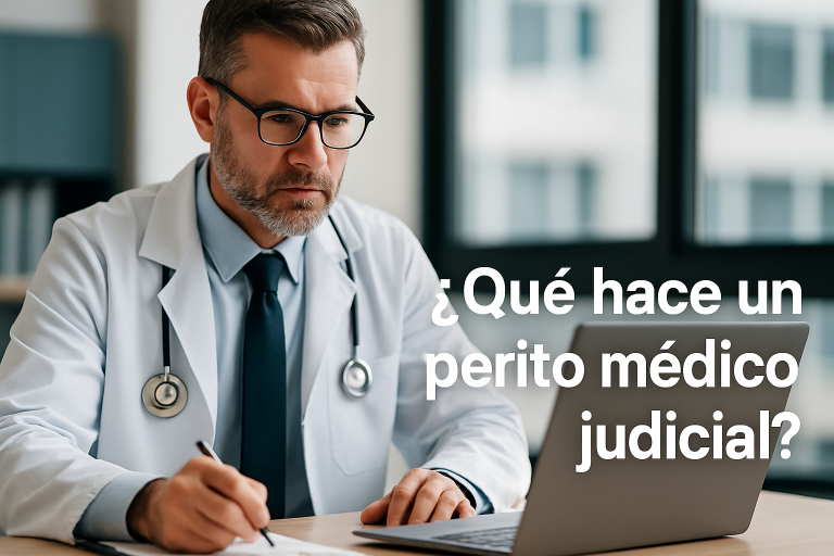 Qué hace un perito médico judicial: funciones, fases y claves.